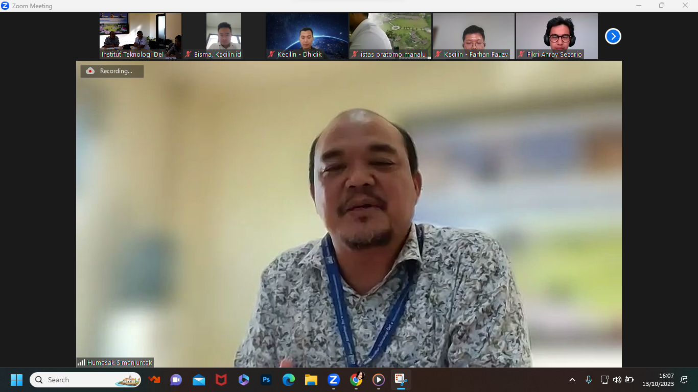 Institut Teknologi Del – Penandatanganan MoU antara IT Del dan PT Millenio Amerta Data (Kecilin)